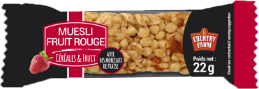 Barre Fruit Rouge (Barre de céréales) - Country Farm